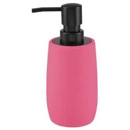 Seifenspender Kleine Wolke "Daily", rosa (pink), Acrylnitril-Butadien-Styrol (ABS), Bambus, Dosierspender, Seifenspender