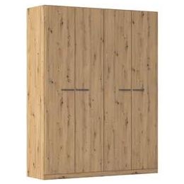 Dreht&uuml;renschrank Rauch "Kleiderschrank Schrank Garderobe TOPSELLER OTELI inkl. Inneneinteilung", eiche artisan, B:181cm H:229cm T:54cm, Holzwerkstoff, Schr&auml;nke, Dreht&uuml;renschrank, mit zus&auml;tzlichen Einlegeb&ouml;den, optional mit Spiegel MADE IN GERMANY
