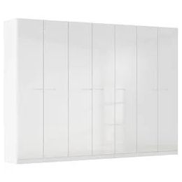 Dreht&uuml;renschrank Rauch "Kleiderschrank Schrank Garderobe TOPSELLER OTELI inkl. Inneneinteilung", alpinwei&szlig;, hochglanz wei&szlig;, B:315cm H:229cm T:54cm, Holzwerkstoff, Schr&auml;nke, Dreht&uuml;renschrank, mit zus&auml;tzlichen Einlegeb&ouml;den, optional mit Spiegel MADE IN GERMANY
