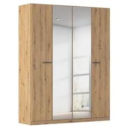 Dreht&uuml;renschrank Rauch "Kleiderschrank Schrank Garderobe TOPSELLER OTELI inkl. Inneneinteilung", eiche artisan, B:181cm H:229cm T:54cm, Holzwerkstoff, Schr&auml;nke, Dreht&uuml;renschrank, mit zus&auml;tzlichen Einlegeb&ouml;den, optional mit Spiegel MADE IN GERMANY