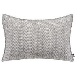 HOCK Dekokissen H.O.C.K. "Ivy", grau (grau, gemustert), B:40cm H:10cm L:60cm, Polyester, Dekokissen_Sitzkissen_Kissenh&uuml;llen, leicht gemustert, Kissenh&uuml;lle mit F&uuml;llung, 1 St&uuml;ck