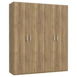Dreht&uuml;renschrank FORTE, eiche, B:177,5cm H:210,5cm T:54,2cm, Schr&auml;nke, Dreht&uuml;renschrank, Dreht&uuml;renschrank, Stauraum, Zubeh&ouml;r optional bestellbar