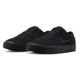 Sneaker Nike SPORTSWEAR "W CHARGE SUEDE", Damen, Gr. 38,5, schwarz, schwarz, schwarz, Leder, Schuhe Sneaker