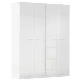 Dreht&uuml;renschrank Rauch "Kleiderschrank Schrank Garderobe TOPSELLER OTELI inkl. Inneneinteilung", alpinwei&szlig;, hochglanz wei&szlig;, B:181cm H:229cm T:54cm, Holzwerkstoff, Schr&auml;nke, Dreht&uuml;renschrank, mit zus&auml;tzlichen Einlegeb&ouml;den, optional mit Spiegel MADE IN GERMANY