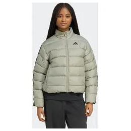 Steppjacke Adidas SPORTSWEAR "ESSENTIALS CLIMAWARM 3-STREIFEN SYNTHETIK-N", Damen, Gr. M, gr&uuml;n (silber pebble), Obermaterial: 100% Polyester. Wattierung: 100% Polyester, Jacken Steppjacke
