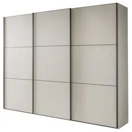 Schwebet&uuml;renschrank Wiemann "Phoenix, Made in Germany, modernes Design, Highlight, Blickfang", champagner, dekor, B:223cm H:236cm T:67cm, Schr&auml;nke, Schwebet&uuml;renschrank, maximaler Staurraum, inkl.Einlegeb&ouml;den, W&auml;scheb&ouml;den u. D&auml;mpfer
