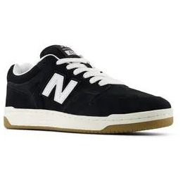 Sneaker New Balance "480", Herren, Gr. 38, schwarz, wei&szlig;, Leder, Textil, Schuhe Sneaker