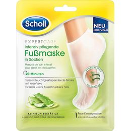 Scholl Fu&szlig;maske "ExpertCare", wei&szlig;, Hautpflegemittel, mit Aloe Vera in Socken intensiv pflegend