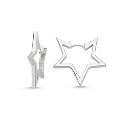 Adelia&acute;s ADELIA ́S Damen Paar Ohrclips "Ohrringe 925 Sterling Silber Ohrringe - Creolen", Damen, Silber 925 (Sterlingsilber), silber, Silber 925