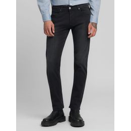 Replay Herren Straight-Jeans "GROVER", grau, Gr. 31, Denim/Jeans, Obermaterial: 98% Baumwolle, 2% Elasthan, Jeans, in vielen verschiedenen