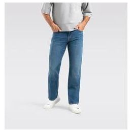 Regular-fit-Jeans MAC "Rick", Herren, Gr. 31, L&auml;nge 32, blau (dunkelblau authentic wash), Denim/Jeans, Obermaterial: 99% Baumwolle, 1% Elasthan, unifarben, regular fit kn&ouml;chellang, Jeans, im Five-Pocket Style