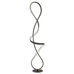 Globo LIGHTING Stehlampe "SWIRL", schwarz matt, H: 132,5cm, 1 Stk., Leuchten, Stehlampe Wohnzimmer Schlafzimmer Flur Design-Leuchte, Stehlampe