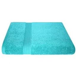 Badetuch Dyckhoff "Siena", aqua, B:100cm L:150cm, Walkfrottier, Obermaterial: 100% Baumwolle, Handt&uuml;cher, Badetuch, in tollen Unifarben