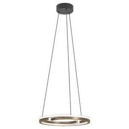 Eglo H&auml;ngeleuchte "MEZZOMONTE Pendellampe - Alu, Stahl - LED;LED - 1X20W;1X20W - IP20", bronze, schwarz, 2, &Oslash; 48cm H: 110cm, 1 Stk., Leuchten, H&auml;ngelampe, Deckenlampe, Wohnzimmer, Esszimmer, H110 x &Oslash;48 cm, H&auml;ngeleuchte