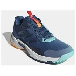 Handballschuh Adidas PERFORMANCE "CRAZYFLIGHT 6 HALLEN", Herren, Gr. 44,5, dusky petrol, dusky petrol, flash aqua, Synthetik, Textil, Schuhe, besonders geeignet f&uuml;r Handball und Volleyball