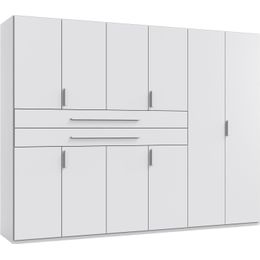 Dreht&uuml;renschrank wimex, B:270cm H:208cm T:58cmwei&szlig;, Holzwerkstoff, Schr&auml;nke, "Digit Kleiderschrank wahlweise mit oder ohne Spiegel", erh&auml;ltlich in