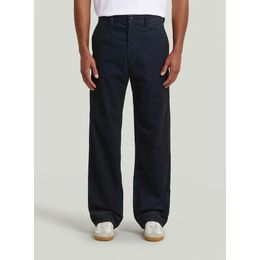 G-Star Raw G-STAR Herren Chinohose "Modson Straight Chino"dk schwarz, racing blau, Gr. 36, Obermaterial: 100% Baumwolle, Hosen