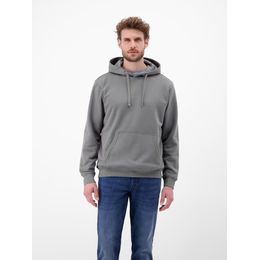 Lerros Herren Hoodie "Herren Sweat-Hoodie"basalt grau, Gr. S, 50% Baumwolle, 50% Polyester, Sweatshirts
