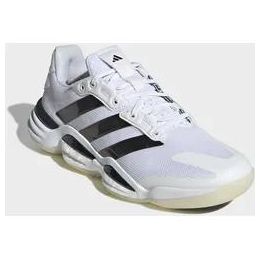 Hallenschuh Adidas PERFORMANCE "STABIL 16 INDOOR", Herren, Gr. 42, ftwwht, cschwarz, cschwarz, Synthetik, Textil, Schuhe Hallenschuh, Handballschuh