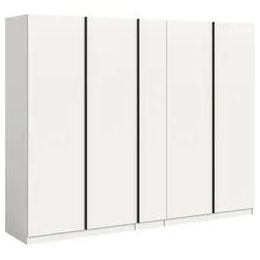 Kleiderschrank Home Affaire "BENDINGO, TOPSELLER, Schlafzimmerschrank, Schrank, Garderobenschrank", wei&szlig;, B:230cm H:183cm T:53cm, FSC-zertifizierter Holzwerkstoff, Schr&auml;nke, Kleiderschrank, Breite 230cm, wei&szlig;, 5-t&uuml;rig, 2 Kleiderstangen und 6 Ablageb&ouml;den