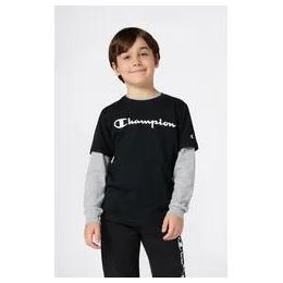 T-Shirt Champion "SPORTWEAR T-SHIRT Standard Fit", Jungen, Gr. XL (164/170), nbk, ns, Obermaterial: 100% Baumwolle, Shirts T-Shirt, f&uuml;r Kinder, Kurzarm, f&uuml;r Sportmode und aktive Freizeit