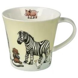 Tasse Goebel "Coffee-/Tea Mug Anouk - Tierisch gut", bunt, B:10cm H:9,5cm, Porzellan, Trinkgef&auml;&szlig;e, Tasse