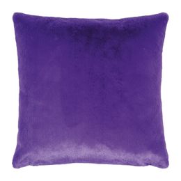 Dekokissen Pad, B:50cm L:50cmviolet, unifarben, Polyester, Dekokissen_Sitzkissen_Kissenh&uuml;llen, "Gazelle", Kunstfell