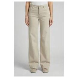 Weite Jeans MAC "DREAM WIDE", Damen, Gr. 42, L&auml;nge 32, smoothly beige, Denim/Jeans, Obermaterial: 75% Baumwolle, 12% Modal, 9% Polyester, 4% Elasthan, figurumspielend kn&ouml;chellang, Jeans, mit weitem Bein-Stretch