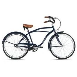 Cruiser Dacapo "Beachcruiser Herren 26" California Blau 3 G&auml;nge RH 46 cm" Gr. 46, blau, blau, Fahrr&auml;der, Herren, 46cm, 26 Zoll (66,04cm) hinten: 26 Zoll (66,04cm)