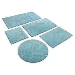 Badematte Wecon Home BASICS "Erik", rauch blau, H:20mm, Baumwolle, Badematten, Badematte, waschbar, rutschfest, sehr weich, strapazierf&auml;hig, pflegeleicht