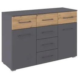 Rauch "Sideboard Kommode Schubladenkommode T&uuml;renkommode BOSTON-EXTRA" B/H/T: 120/81/42 cm, mit 6 ger&auml;umigen Schubladen, Einlegeb&ouml;den verstellbar MADE IN GERMANY