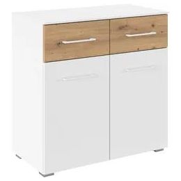 Rauch "Sideboard Kommode Schubladenkommode T&uuml;renkommode BOSTON-EXTRA" B/H/T: 80/81/42 cm, mit 2 ger&auml;umigen Schubladen, Einlegeboden verstellbar MADE IN GERMANY