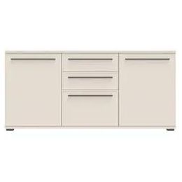 Kommode OTTO HOME "Opera Kombikommode, Sideboard, Schubladenkommode", cashmere farbe, B:180cm H:85cm T:46cm, Holzwerkstoff, MDF, Sideboards, Kommode, UV lackiert, Soft Close Funktion, H&ouml;henverstellbare F&uuml;&szlig;e