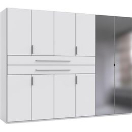 Dreht&uuml;renschrank wimex, B:270cm H:208cm T:58cmwei&szlig;, Holzwerkstoff, Schr&auml;nke, "Digit Kleiderschrank wahlweise mit oder ohne Spiegel", erh&auml;ltlich in