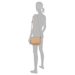 Tom Tailor Damen Satteltasche "Elaria", beige, Polyurethan, clean, gepflegt, gepr&auml;gtes Muster, unifarben, Taschen, Western-Chic mit Nieten und &Ouml;sen