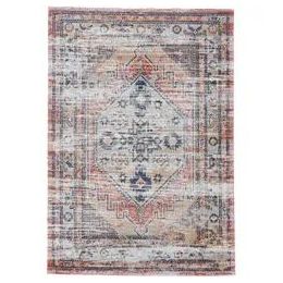 Teppich CarpetFine "Omen_1", orange, B:160cm H:3mm L:230cm, Polypropylen (PP), Teppiche, Teppich, Orient Vintage Look