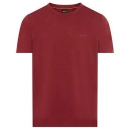 T-Shirt BOSS ORANGE "Tegood", Herren, Gr. 3XL, dunkelrot605, Single Jersey, Obermaterial: 100% Baumwolle, regular fit normal, Rundhals, eingesetzt eingefasste Kante, Shirts T-Shirt, Rundhalsausschnitt, Regular Fit, Logoschriftzug