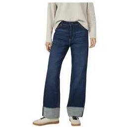 Boyfriend-Jeans s.Oliver "Beth Turn Up", Damen, Gr. 38, L&auml;nge 30, dunkelblau, Denim/Jeans, Obermaterial: 100% Baumwolle, relaxed fit lang, Jeans, mit authentischer Waschung, Relaxed Fit