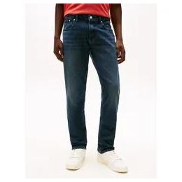 Tommy Hilfiger Slim-fit-Jeans TOMMY JEANS "Scanton", Herren, Gr. 33, L&auml;nge 30, denim blau schwarz, Obermaterial: 99% Baumwolle, 1% Elasthan, slim fit, Jeans Slim-fit-Jeans, mit Fade-Effekt