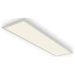 Briloner LEUCHTEN LED Panel "7189016 Piatto", wei&szlig;, Leuchten, Deckenlampe, 119,5x29,5x6,5cm, Wei&szlig;, 38W, Wohnzimmer, Schlafzimmer
