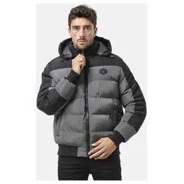 Cipo & Baxx Steppjacke CIPO & BAXX, Herren, Gr. 3XL, anthrazit, Web, Obermaterial: 100% Polyester, normal, B&uuml;ndchen, Jacken Steppjacke
