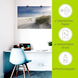 Wandbild Artland, B:90cm H:60cm, bunt, Papier, Wohnzimmer, Bilder, "Strandidylle", als Alubild, Leinwandbild, Poster, Wandaufkleber in verschied.