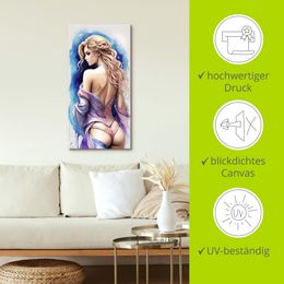Wandbild Artland, B:75cm H:150cm, bunt, Leinwand, Wohnzimmer, Bilder, "Die Sch&ouml;nheit einer Frau VI", als Alubild, Leinwandbild, Poster, Wandaufkleber