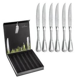 PICARD & WIELP&Uuml;TZ Steakmesser "Altfaden, im Geschenkkarton", silberfarben, B:17,6mm, Edelstahl, PICARD & WIELP&Uuml;TZ SOLINGEN, Essmesser, praktisches Steakmesser-Set