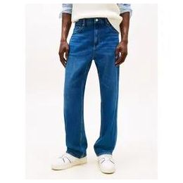 Tommy Hilfiger Regular-fit-Jeans TOMMY JEANS "Otis Regular Straight", Herren, Gr. 36, L&auml;nge 36, denim schwarz, Denim/Jeans, Obermaterial: 99% Baumwolle, 1% Elasthan, regular fit lang, Jeans, Gerade geschnittene Jeans, regul&auml;rer Leibh&ouml;he