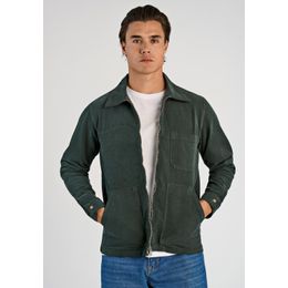 LINDBERGH Herren Cordjacke "Cordhemd Modern Fit", gr&uuml;n, Gr. XXL, Obermaterial: 98% Baumwolle, 2% Elasthan, Jacken
