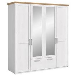 Kleiderschrank Home Affaire "COSENZA,TOPSELLER, Breite 188cm, viel Stauraum, in Landhausoptik", sibiu l&auml;rche nachbildung, artisan eiche nachbildung, B:188cm H:200cm T:61cm, FSC-zertifizierter Holzwerkstoff, Schr&auml;nke, Kleiderschrank, Schlafzimmerschrank, Schrank, Garderobenschrank