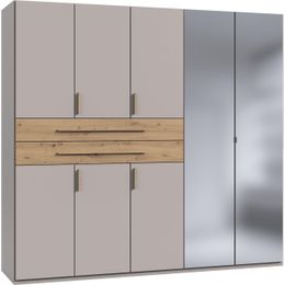 Dreht&uuml;renschrank wimex, B:225cm H:208cm T:58cmkaschmir, absetzung und griffe artisan eiche nachbildung, Holzwerkstoff, Schr&auml;nke, "Digit