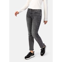 STOOKER WOMEN Damen Boyfriend-Jeans "Davos Denim used Boyfriend Fit Jeans", grau, Gr. 36, Denim/Jeans, 82% Baumwolle, 17% Polyester, 1% Elasthan,