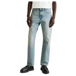 Marc O'Polo Straight-Jeans MARC O'POLO DENIM "Sverre", Herren, Gr. 34, L&auml;nge 32, light blau, Denim/Jeans, Obermaterial: 100% Baumwolle, Jeans Straight-Jeans, mit Fade-Effekten